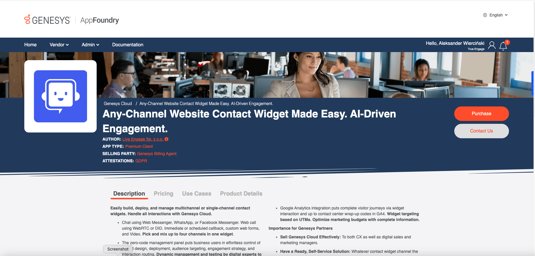 How to deploy TrueEngage from AppFoundry.